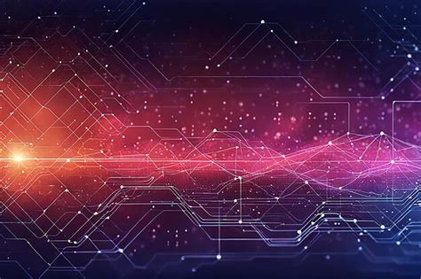 Premium Photo Whiteblue Abstract Technology Background With A Network Grid And Particles Connected