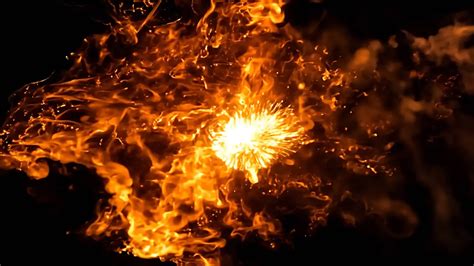 Dynamic Fire Transition For Motion Graphics Videos