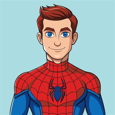 Hombre Araña Dibujos Animados Vectoriales Vector Premium Generado Con Ia