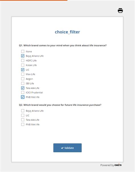 Choice Filter For Brand Awareness Form Building KoboToolbox