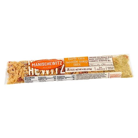 Manischewitz Bow Ties Noodle Soup Mix 4 Oz Shoprite