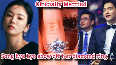 Song Hye Kyo Finally Reveals Her Wedding Ring To The Publicofficially