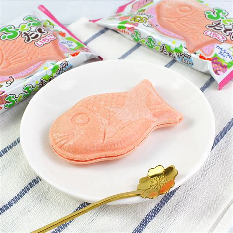 10连包日本进口零食 meito名糖草莓巧克力抹茶味夹心烧鲷鱼形饼干 虎窝淘