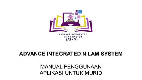 Ains Nilam Kpm Cara Login And Rekod Bahan Bacaan Online