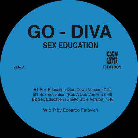 Go Diva Sex Education Digging Deeper Music Ddr005 Kma60 Store