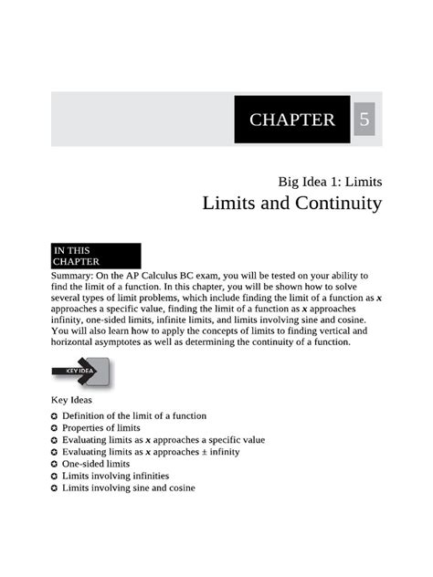 5 Limits And Continuity Pdf
