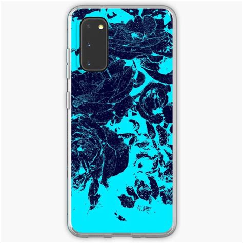 Roses Blue Turquoise Samsung Galaxy Phone Case By Moonyflower