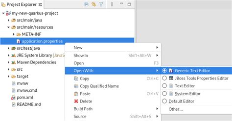 Chapter Quarkus Tools Basics In Codeready Studio Red Hat Codeready