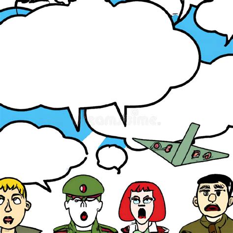 Comic Strip People Talking Stock Illustrations 54 Comic Strip People