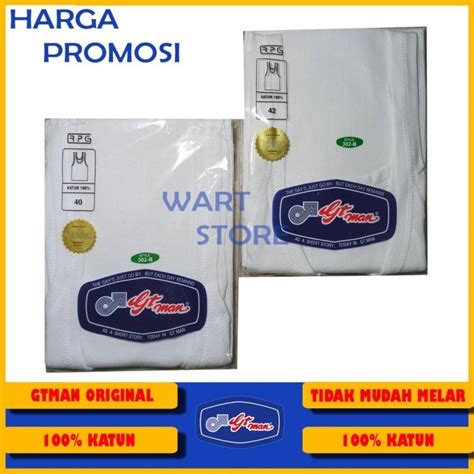 Jual Singlet Gtman Asli Katun Kaos Dalem Dewasa Singlet Pria Shopee Indonesia