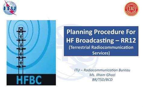 Pdf Planning Procedure For Hf Broadcasting Rr12 · Compatibility