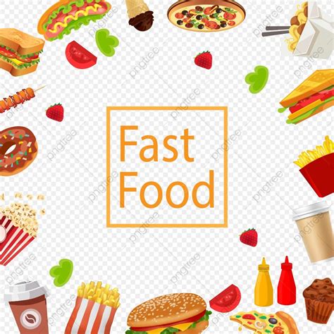 패스트 푸드 그림 음식 패스트 푸드 빠른 Png 일러스트 및 벡터 에 대한 무료 다운로드 Pngtree Fast Food Food Illustration
