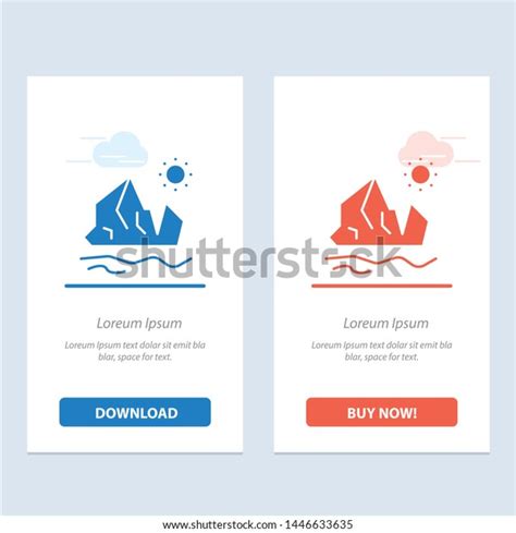 Ecology Environment Ice Iceberg Melting Blue Stock Vector Royalty Free 1446633635 Shutterstock