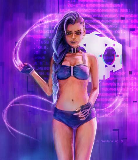 Hellishburn Sombra Overwatch Overwatch Overwatch 1 Highres 1girl