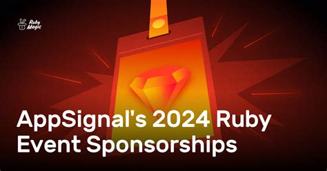 Appsignals 2024 Ruby Event Sponsorships Appsignal Blog