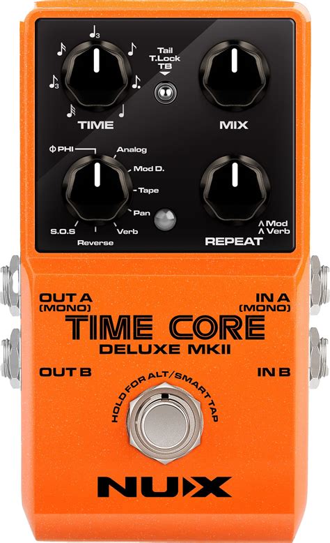 Nux Time Core Deluxe Mkii Multi Delay Pedal Zzounds