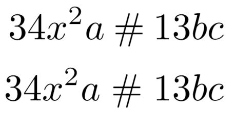 Spacing In Math Mode Overleaf Editor LaTeX Online