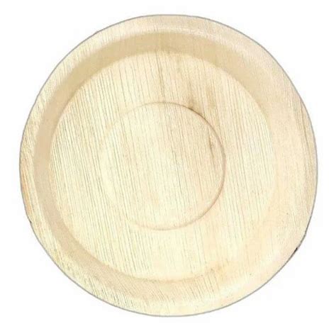 6 Inch Round Areca Leaf Plate At ₹ 1 99 Piece Areca Leaf Plates In