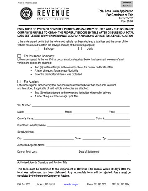 Form 78 032 Fill Out Sign Online And Download Fillable Pdf