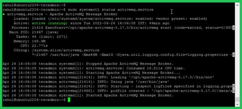 How To Install Apache Activemq On Ubuntu Tecadmin