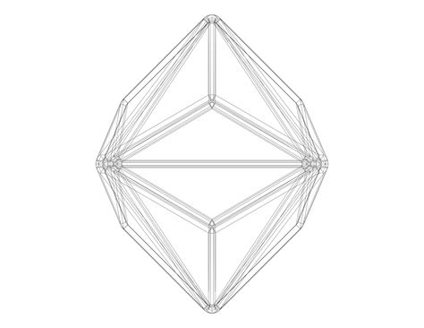 3mf File Wireframe Shape Triakis Octahedron 🎨・design To Download And 3d