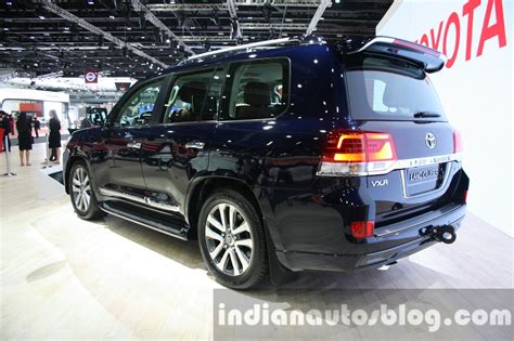 Toyota Land Cruiser Facelift Rear Quarter At Dubai Motor Show