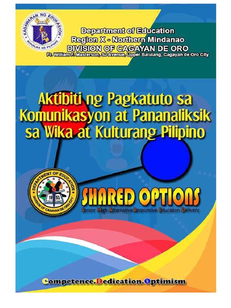 Komunikasyon At Pananaliksik Sa Wika At Kulturang Pilipino Pdf