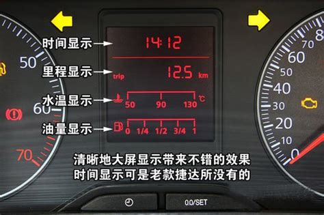 新捷达仪表盘显示图解 新捷达各个能键 新捷达仪表盘说明书 文秘苑图库