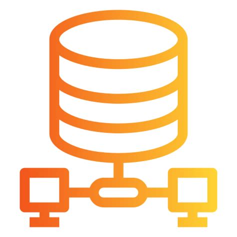 Data Modelling Generic Gradient Icon