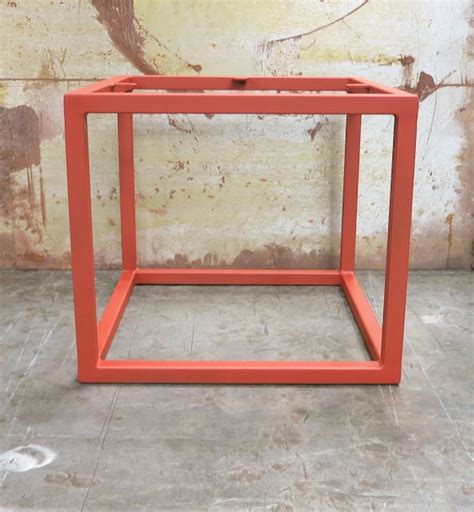Cube Metal Table Base Etsy