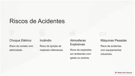 Conheca Os 5 Tipos De Riscos Ocupacionais Pptx
