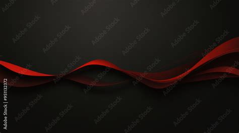 ภาพประกอบสต็อก 光線と光沢のある線を持つ抽象的な赤と黒のメタリックのイラスト。背景の金属フレームのデザイン。壁紙、バナー