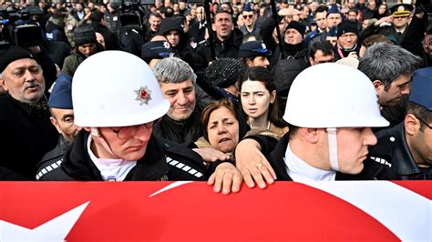 Şehit Pilotlar Cemil Gülen Ve Levent Öztürk Son Yolculuklarına