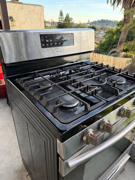 Samsung 5 Burner Gas Range Ranges And Ovens Los Angeles California