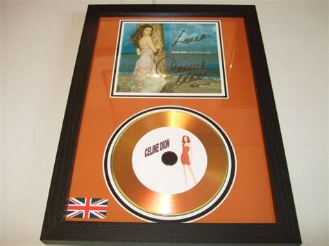 Celine Dion Signed Framed Etsy