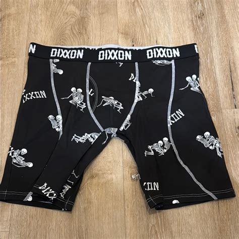 Dixxon Underwear And Socks Dixxon Black Skeleton Print Boxer Briefs