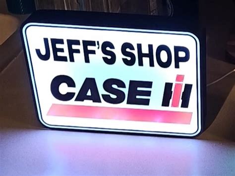 Case Ih Light Box With Customizable Text By Fearless2325 Makerworld