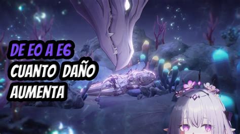 Castorice E0 A E6 Comparativa De Eidolons I Moc 12 I V32 I 3 Estrellas I Honkai Star Rail Youtube