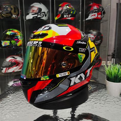 Jual HELM KYT TT COURSE JAUME MASIA ORIGINAL PAKET GANTENG Helem Pria