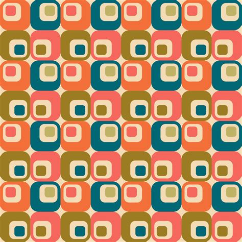 Download Retro Squares Pattern Background Wallpaper