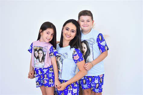 Kit Pijama Família Personalizado com Foto Sonho Elo7