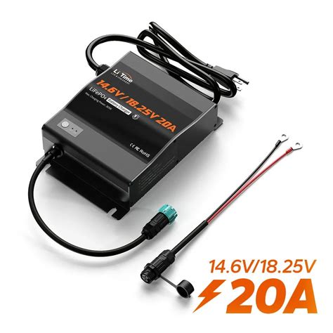 Litime 12v146v And 16v1825v 20a Waterproof Lithium Battery Charger