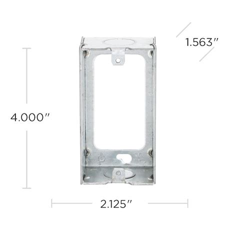 Hubbell Raco 1 Gang Galvanized Steel New Workold Work Box Extender