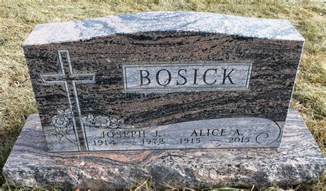Alice Angela Usnick Bosick 1915 2015 Find A Grave Memorial