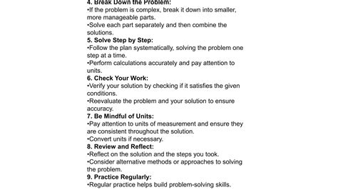 Steps In Solving Math Problemspptx