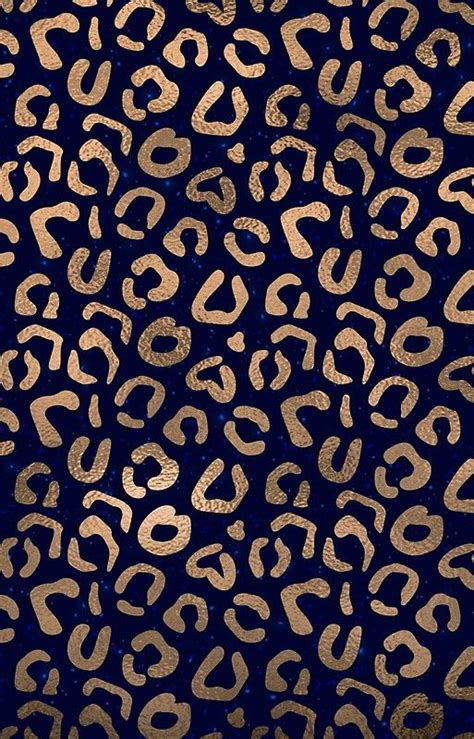 Rose Gold Leopard Print Wallpaper