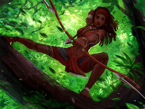 Jungle Warrior By Elaina F On Deviantart