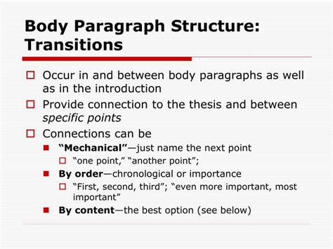 Ppt Thesis Body Paragraph Development Powerpoint Presentation Id 1703030