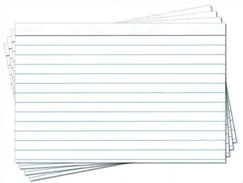 Customize Our Free Printable Index Card Template