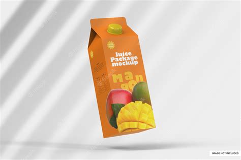 Premium Psd Juice Box Mockup Psd Template